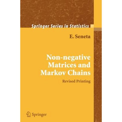 Non Negative Matrices and Markov Chains Paperback Springer 가격 변동 추적