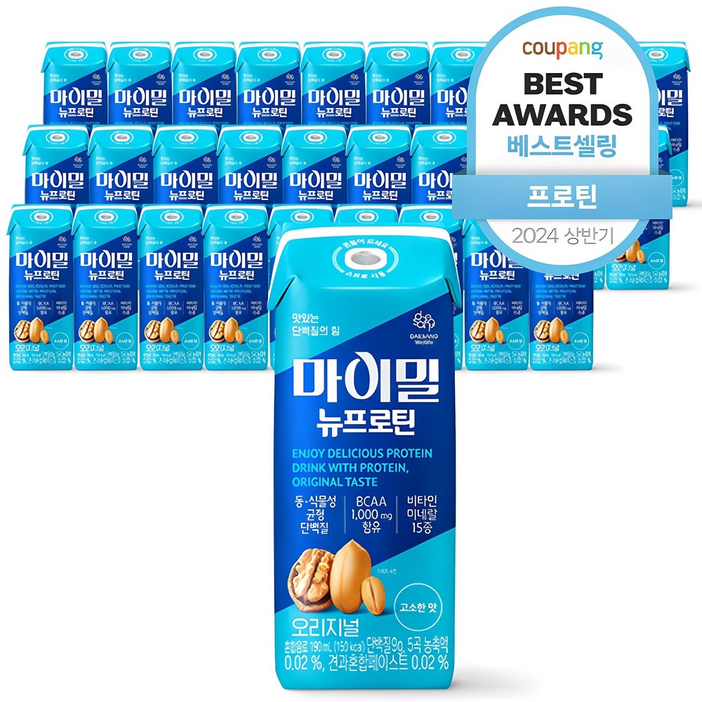 '마이밀 뉴프로틴 오리지널 드링크믹스 RTD, 190ml, 30개' 최저가 검색, 최저가 25,380원 - 할인 알림