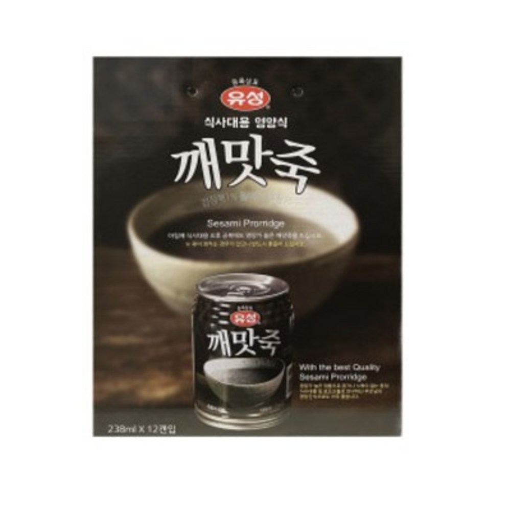 유성 깨맛죽 24캔(238ml), 238ml, 24개 - 즉석죽 | 쿠팡