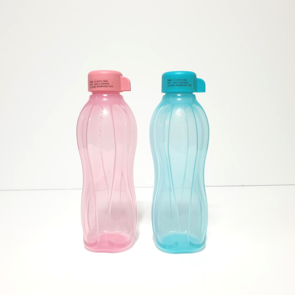 타파웨어 에코물통 500ml 2P 어린이물통 다용도물통 (색상 선택), 연노랑/에메랄드, 2개 - 유아동물병 | 쿠팡