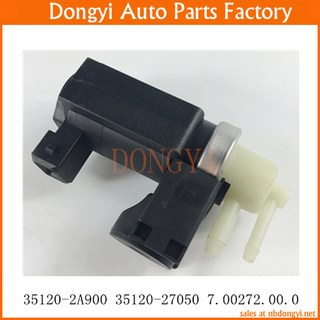 기아 진공 터보 부스트 압력 컨버터 솔레노이드 밸브 35120-2A900 / 35120-27050 (1개) 3512027050 ...