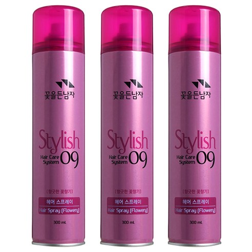 꽃을든남자 헤어 스프레이 향긋한 꽃향기, 300ml, 3개입 - 가격 변동 추적 그래프 - 역대가