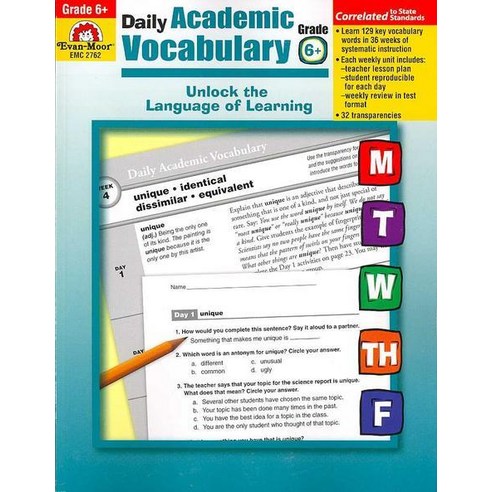 [Evan-Moor Corp]Daily Academic Vocabulary Grade 6+ [With Transparencies ...