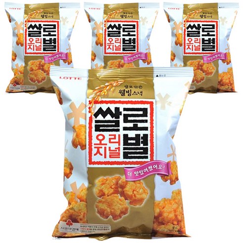 롯데제과 쌀로별 오리지널, 78g, 4개 - 가격 변동 추적 그래프 - 역대가