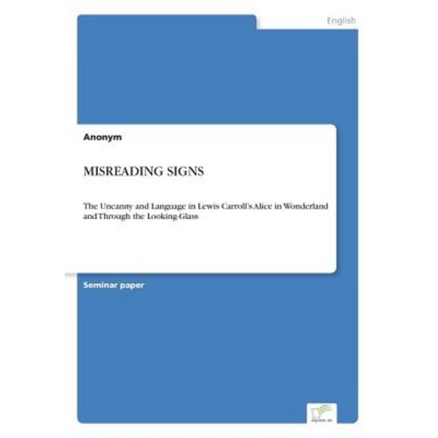 Misreading Signs Paperback, Diplom.de - 가격 변동 추적 그래프 - 역대가