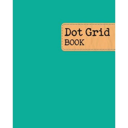 Dot Grid Book: Composition Notebook Blue Turquoise Cover Dot Grid ...