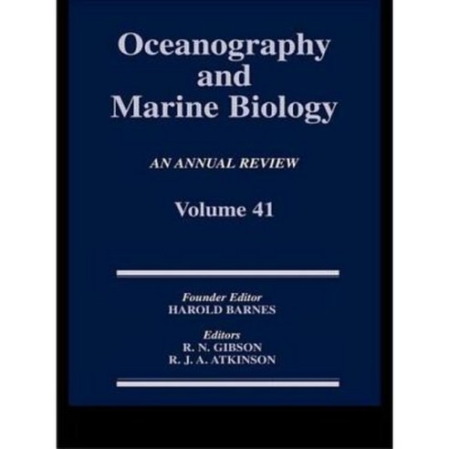 Oceanography and Marine Biology an Annual Review Volume 41: An Annual Review: V