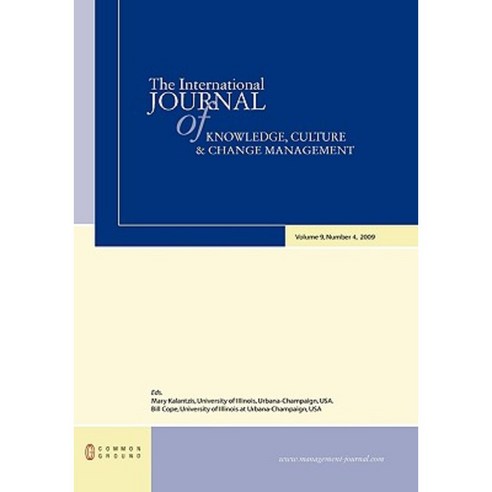 The International Journal of Knowledge Culture and Change Management ...