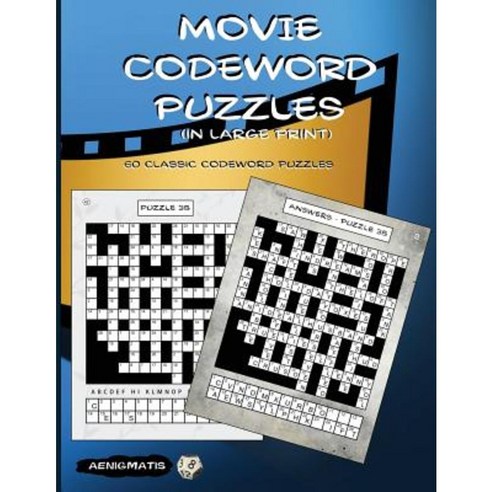 Movie Codeword Puzzles (in Large Print) Paperback, Createspace ...