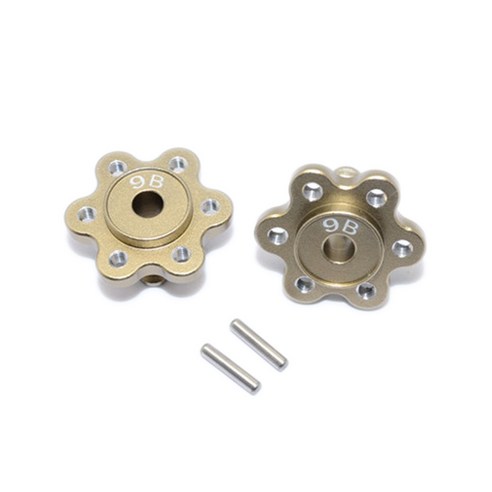 GPM ALUMINIUM 2.2 Wheel Hub Adapters 9mm Thickness Economy Version 1 pr ...