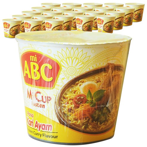 mi ABC instan 印尼泡麵杯麵 咖哩雞風味 60g 酷澎 - 天天低價，你的日常所需都在酷澎