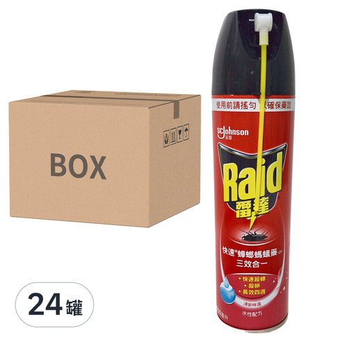 雷達 快速蟑螂螞蟻藥，三效合一，水性配方, 550ml, 24罐 - 螞蟻/蟑螂藥 | 酷澎