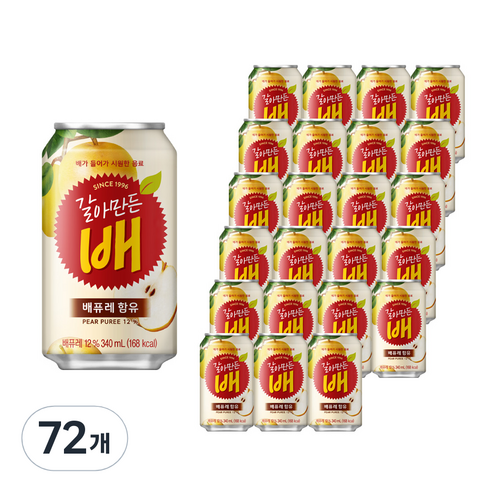 해태htb 갈아만든 배, 340ml, 72개 - 가격 변동 추적 그래프 - 역대가