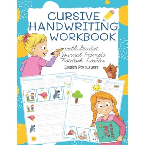Cursive Handwriting Workbook with Guided Journal Prompts Notebook ...