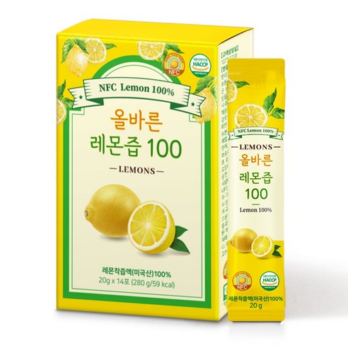 '올바른 레몬즙 100% NFC 착즙, 280g, 1개' 최저가 검색, 최저가 7,870원 - 할인 알림