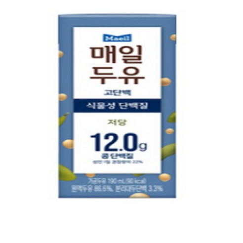 '(무료배송) 매일유업 매일두유 고단백 190ml, 190ml, 36개' 최저가 검색, 최저가 40,000원 - 할인 알림