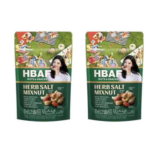 '바프 신상품 허브솔트 믹스넛 190G 1+1 한정판매, 190g, 10개' 최저가 검색, 최저가 40,730원 - 할인 알림