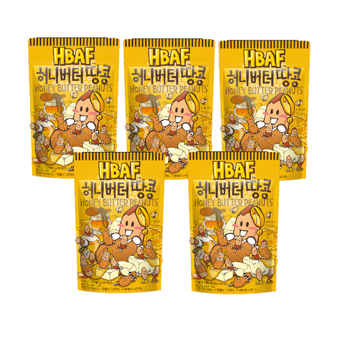 HBAF 허니버터 땅콩, 5개, 190g - 가격 변동 추적 그래프 - 역대가