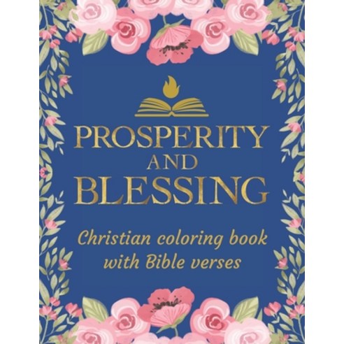Prosperity And Blessing. Christian Coloring Book With Bible Verses ...