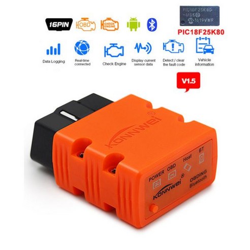 자동차 스캐너 차량 점검기 진단기 KONNWEI Vgate ELM327 V1.5/V2.2 OBD2 KW902 ICAR 2 BT ...