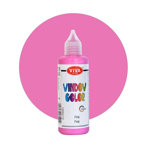 비바 글라스 데코 스티커 펜 12 Pink 90ml Viva Window Color - 아크릴물감 | 쿠팡