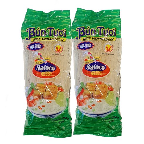 '베트남 RICE VERMICELLI 쌀국수 라이스버미셀리 분투이 BUN TUOI 2개, 300g, 2개' 최저가 검색, 최저가 ...