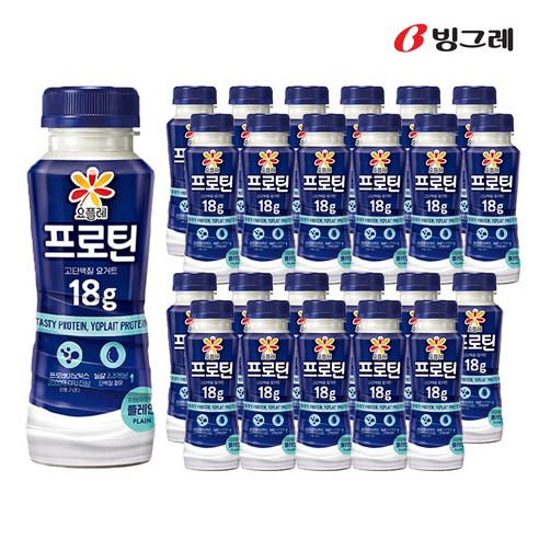 '빙그레 요플레 프로틴 드링크 플레인, 210ml, 24개' 최저가 검색, 최저가 35,790원 - 할인 알림