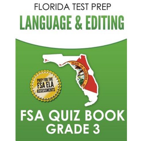 (영문도서) FLORIDA TEST PREP Language & Editing FSA Quiz Book Grade 3 ...