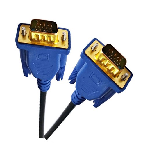 RGB 모니터 케이블 컴퓨터 노트북 TV 프로젝트 연결 RGB(VGA) to RGB(VGA) RGB 모니터케이블 - 케이블 | 쿠팡