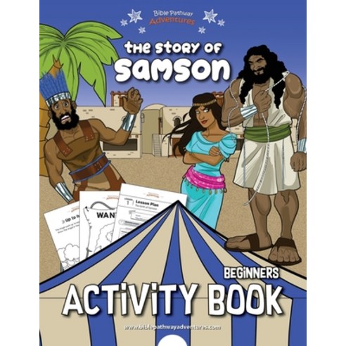 The Story of Samson Activity Book Paperback, Bible Pathway Adventures ...