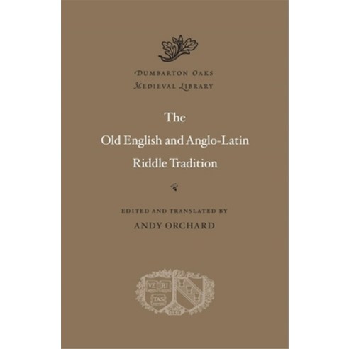 The Old English and Anglo-Latin Riddle Tradition Hardcover, Harvard ...