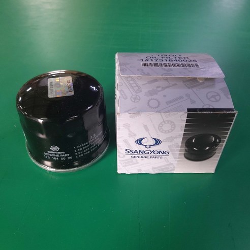 티볼리 1.6 가솔린 엔진오일필터 순정품 오일필터 1개 # 1731840025 카트리지 쌍용순정품 오일필터 - 오일필터/에어필터 ...