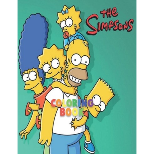 The Simpsons Coloring Book: high quality images to color for simpsons ...