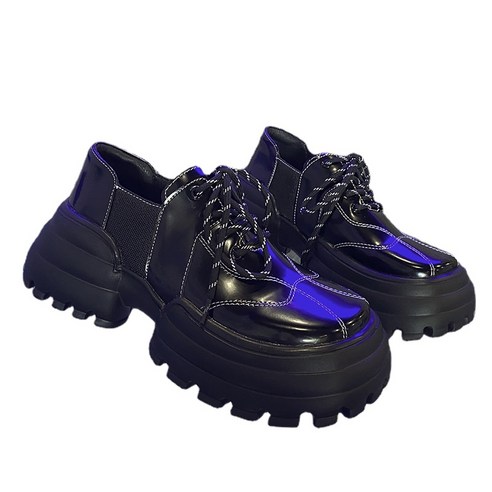 ANKRIC 신 하오 일본 작은 신발 여성 가을 틈새 학술 스포츠 조커 두꺼운 밑창 작은 가죽 신발 발편한운동화 - 가격 변동 추적 그래프