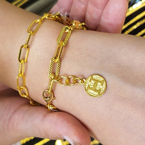 '24K 순금 여자 팔찌 3돈(11.25g) 5돈(18.75g) 클립H 체인 디자인 금은방여기야' 최저가 검색, 최저가 1,362,000원 - 할인 알림