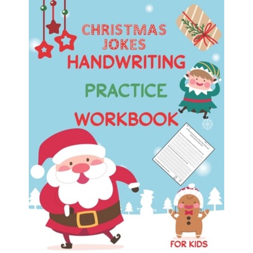 Christmas Jokes Handwriting Practice Workbook for Kids: 50 Spooky Jokes ...