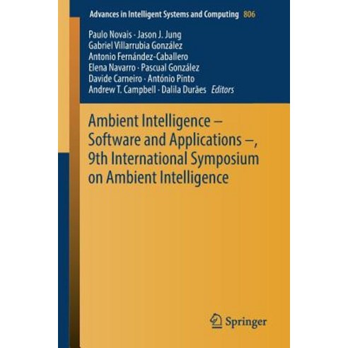 Ambient Intelligence - Software and Applications - 9th International Symposium