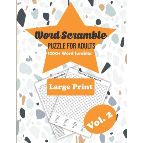 Word Scramble Puzzle for Adults: 1200 Word Jumbles - Exercise for your ...