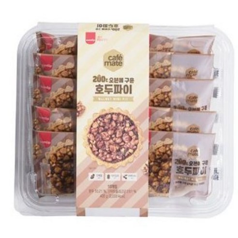 삼립 오븐에 구운 호두파이 40g x 10입, 400g, 1개 - 일반양산빵 | 쿠팡