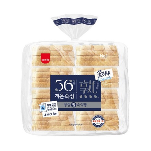 삼립 저온숙성 식빵 160g x 8입, 160g, 8개 - 식빵 | 쿠팡