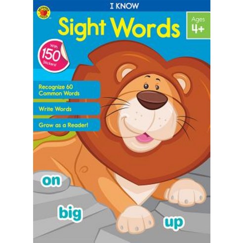 (영문도서) I Know Sight Words Paperback, Brighter Child, English ...