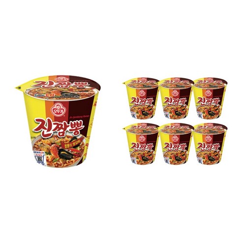 오뚜기 진짬뽕 소컵75g X 6개, 75g - 가격 변동 추적 그래프 - 역대가