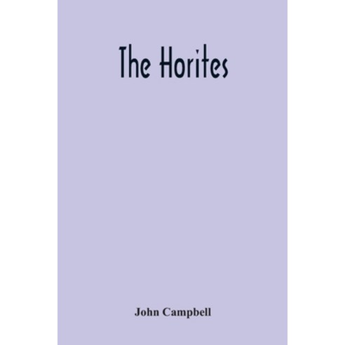 The Horites Paperback, Alpha Edition, English, 9789354218453 - 가격 변동 추적 ...