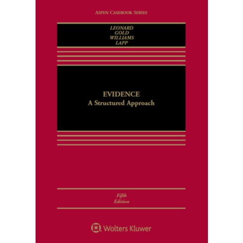 Evidence: A Structured Approach Hardcover, Aspen Publishers, English ...
