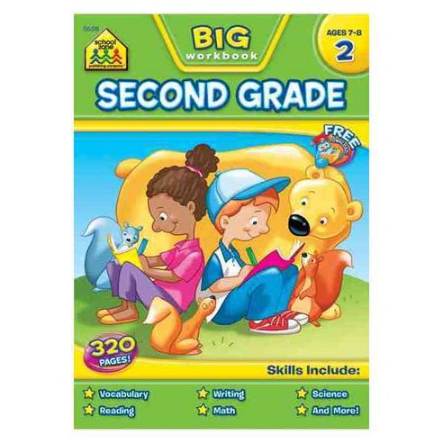Big Second Grade Workbook: Ages 7-8, School Zone Pub Co - 가격 변동 추적 그래프 ...