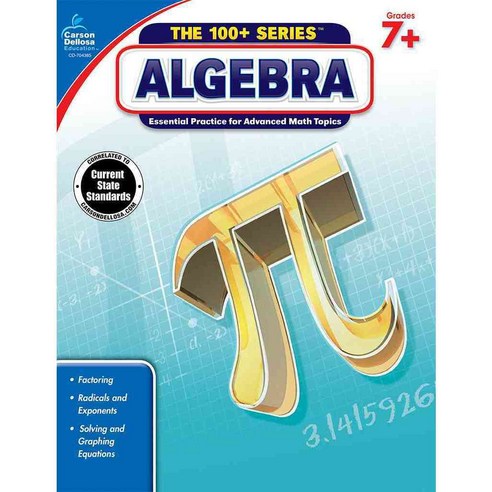 Algebra Grades 7+: Essential Practice for Advanced Math Topics: Common ...