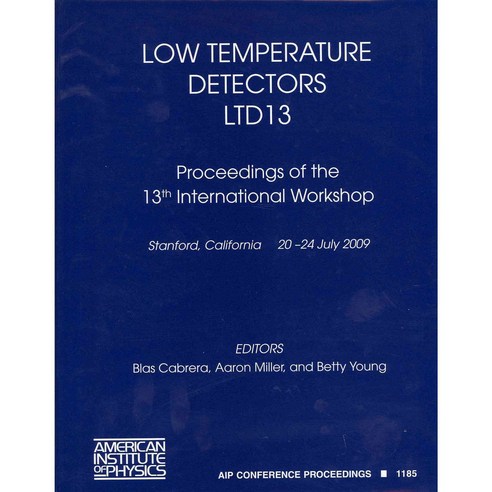 Low Temperature Detectors LTD 13, Amer Inst of Physics - 가격 변동 추적 그래프 - 역대가