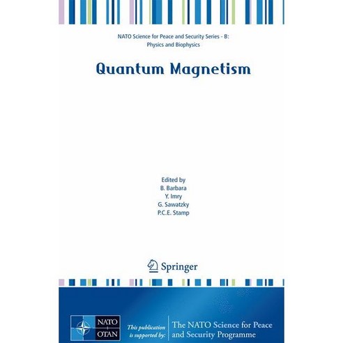 Quantum Magnetism Hardback, Springer Verlag - 가격 변동 추적 그래프 - 역대가