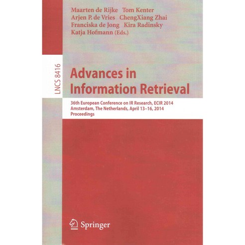 Advances in Information Retrieval, Springer-Verlag New York Inc - 가격 변동 ...