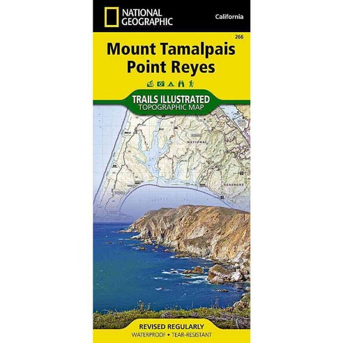 National Geographic Trails Illustrated Topographic Map Mount Tamalpais ...